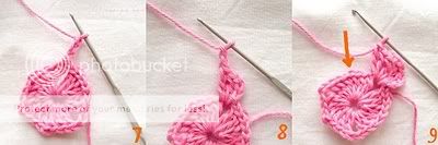 Triunghiuri crosetate - diferite modele explicate - Articole crosetate ...